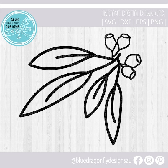 Gumnut Leaves SVG Gum Leaves SVG Aussie Gum Leaves SVG - Etsy Australia