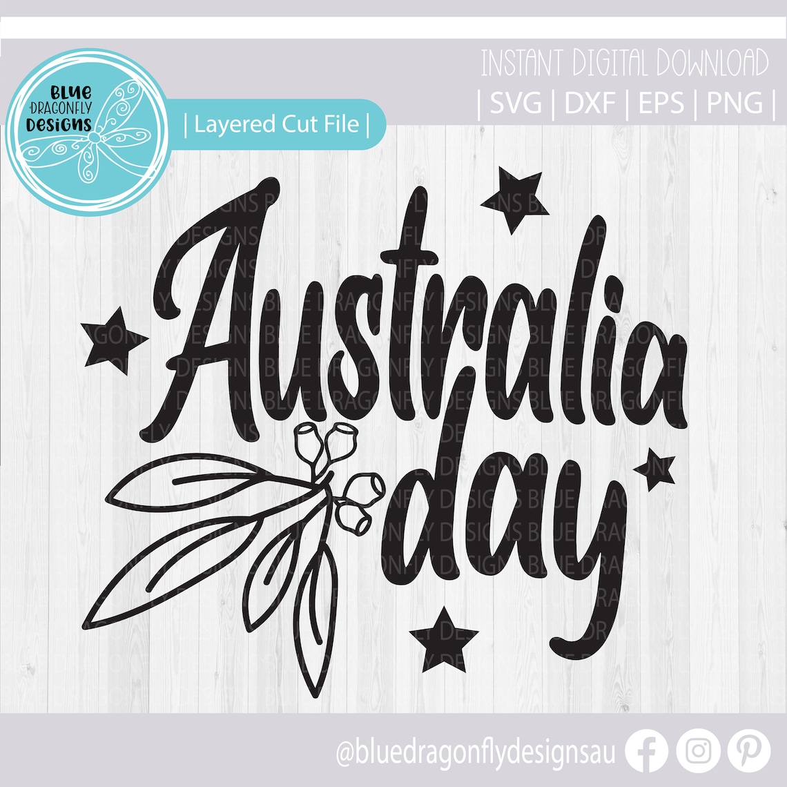 Australia Day SVG Gum Leaves SVG Aussie Day SVG Australian Svg Oz Svg ...