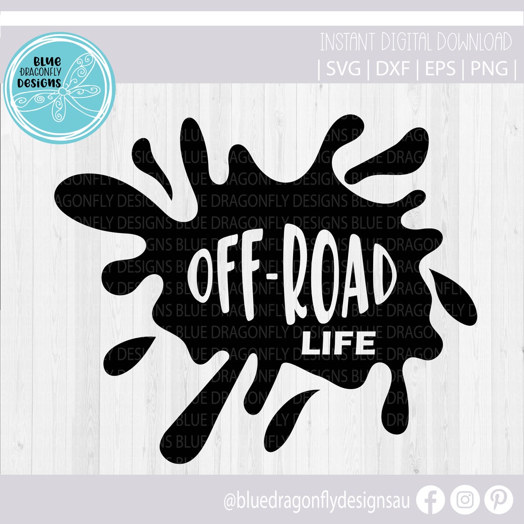 Off-road Mud Puddle SVG | Offroad SVG | 4X4 SVG | Knockout Svg - Etsy