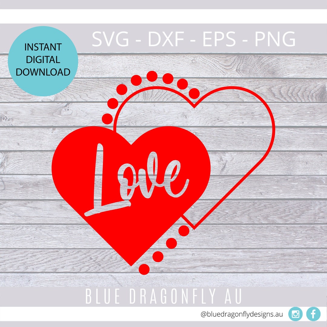 Valentine Hearts Svg Love Heart Svg Valentine Svg Love Svg Valentines