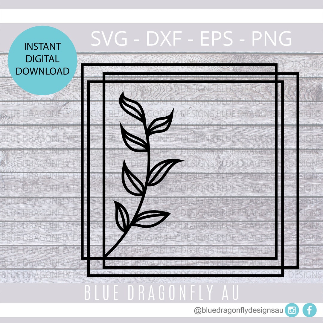 Square Monogram Frame SVG Monogram Blank SVG Monogram Floral Svg svg ...