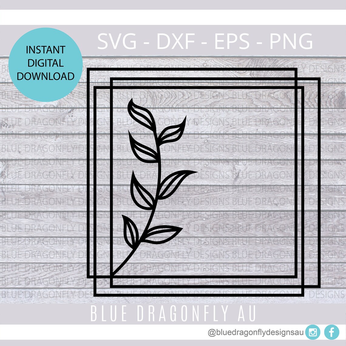 Square Monogram Frame SVG Monogram Blank SVG Monogram - Etsy