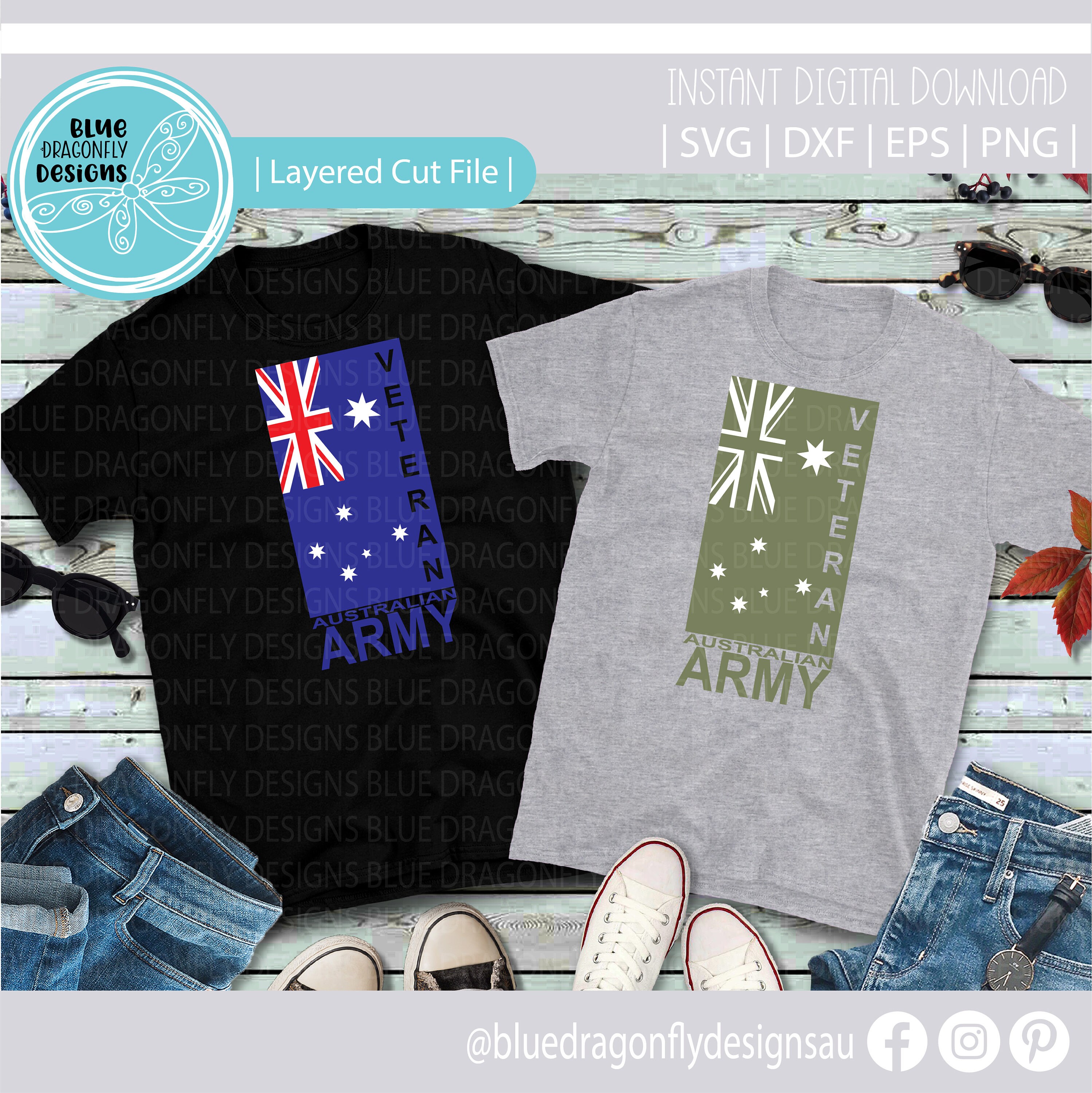 Australian Army Veteran Flag SVG | Army Vet Flag SVG | Anzac SVG - Etsy ...