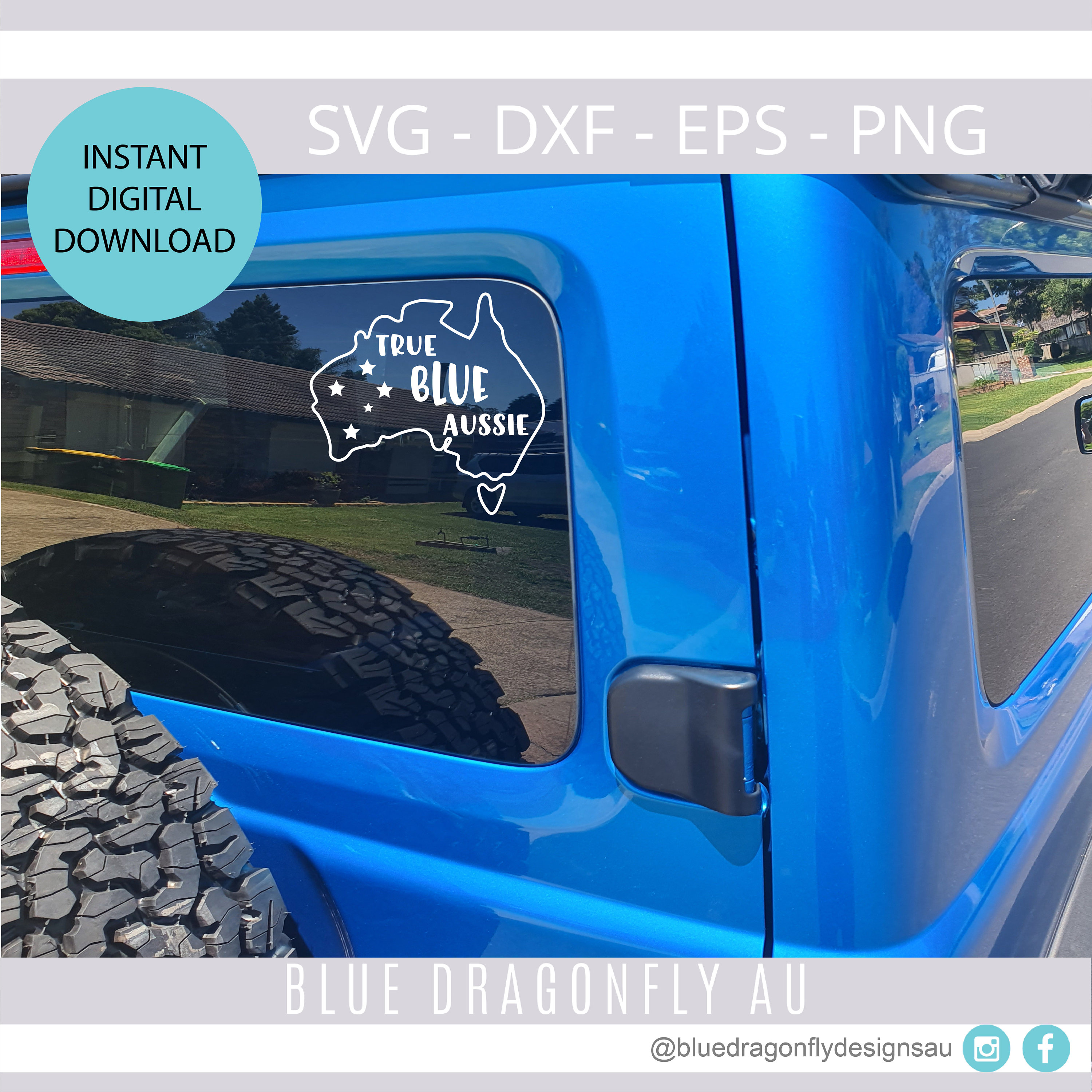 True Blue Aussie SVG - Aussie SVG - Australian SVG - Australia Day Svg ...