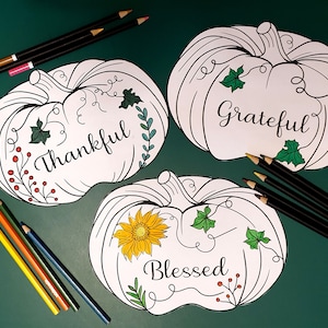Thanksgiving Themed Coloring Printables for Kids and Adults - Coloring ...