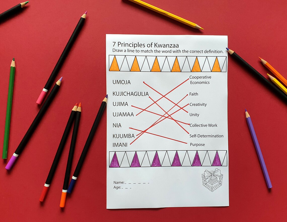 Kwanzaa Activity Printables 10 Digital Coloring Pages - Decorations for ...