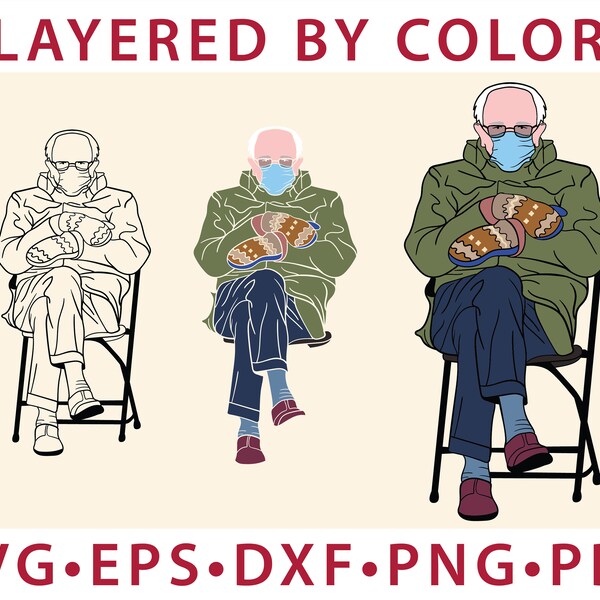 Bernie Sanders Svg - Etsy