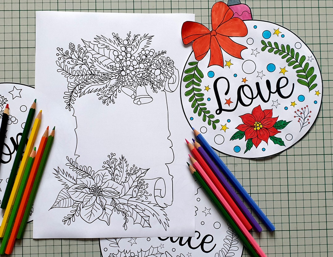 Advent Activity Coloring Printables for Kids and Adults - Advent Wreath ...