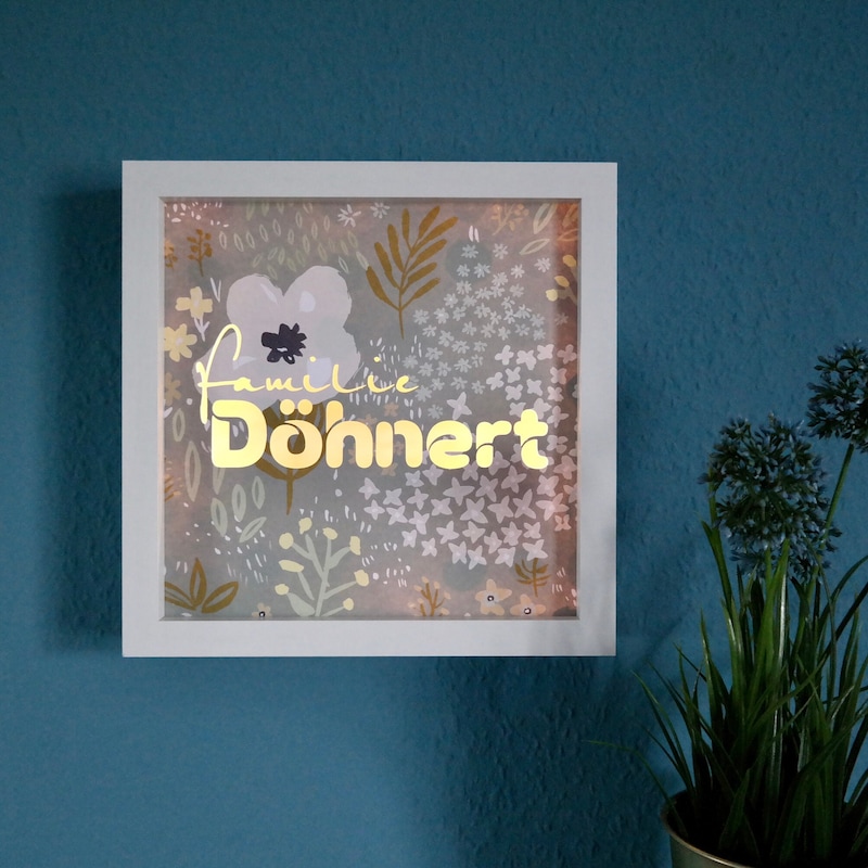 Beleuchteter bilderrahmen - Etsy.de