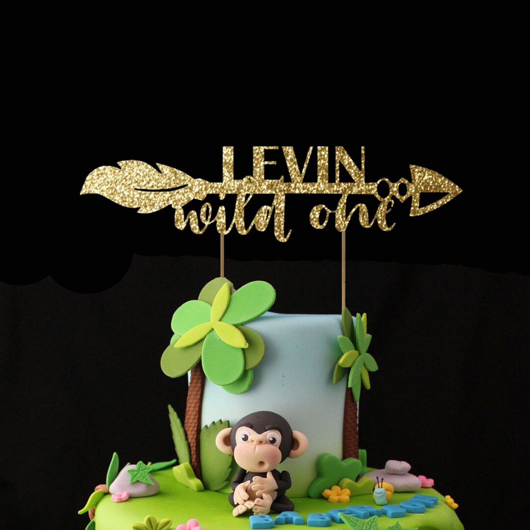 Individual Cake Topper Cake Torte Personalized Children's Birthday Wild ...