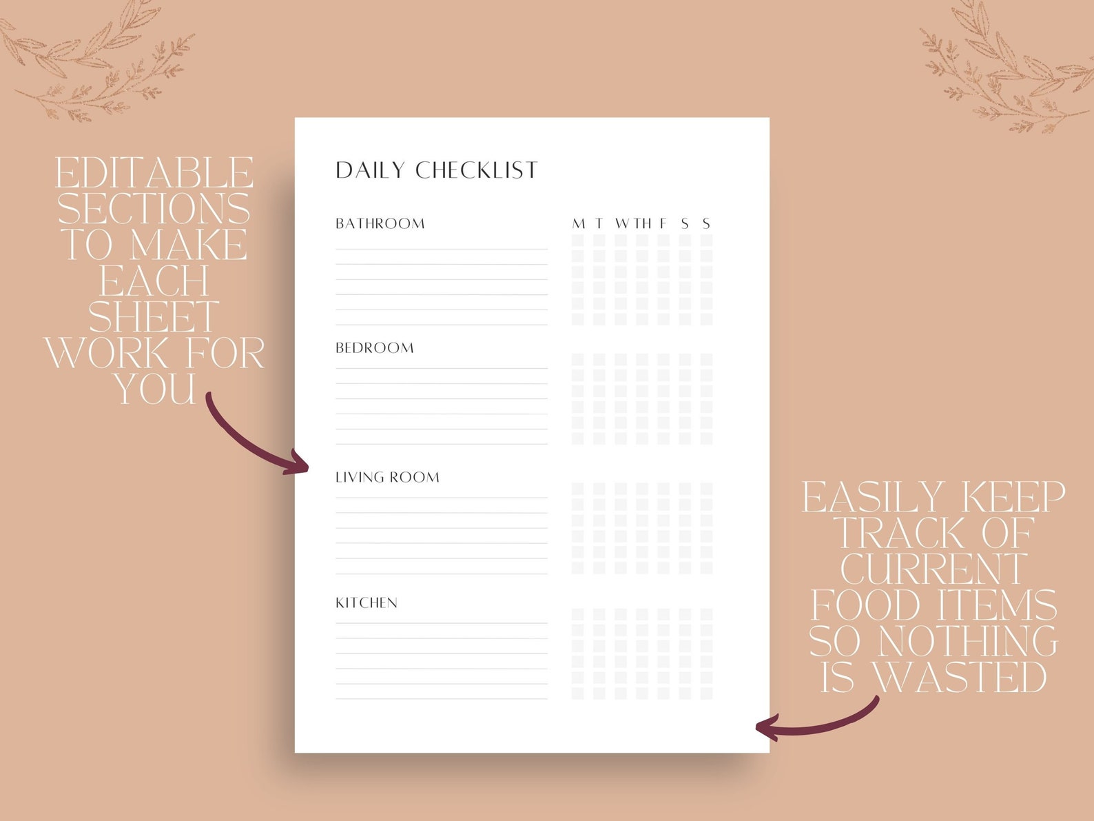House Cleaning Printable Cleaning Calendar Home Management - Etsy