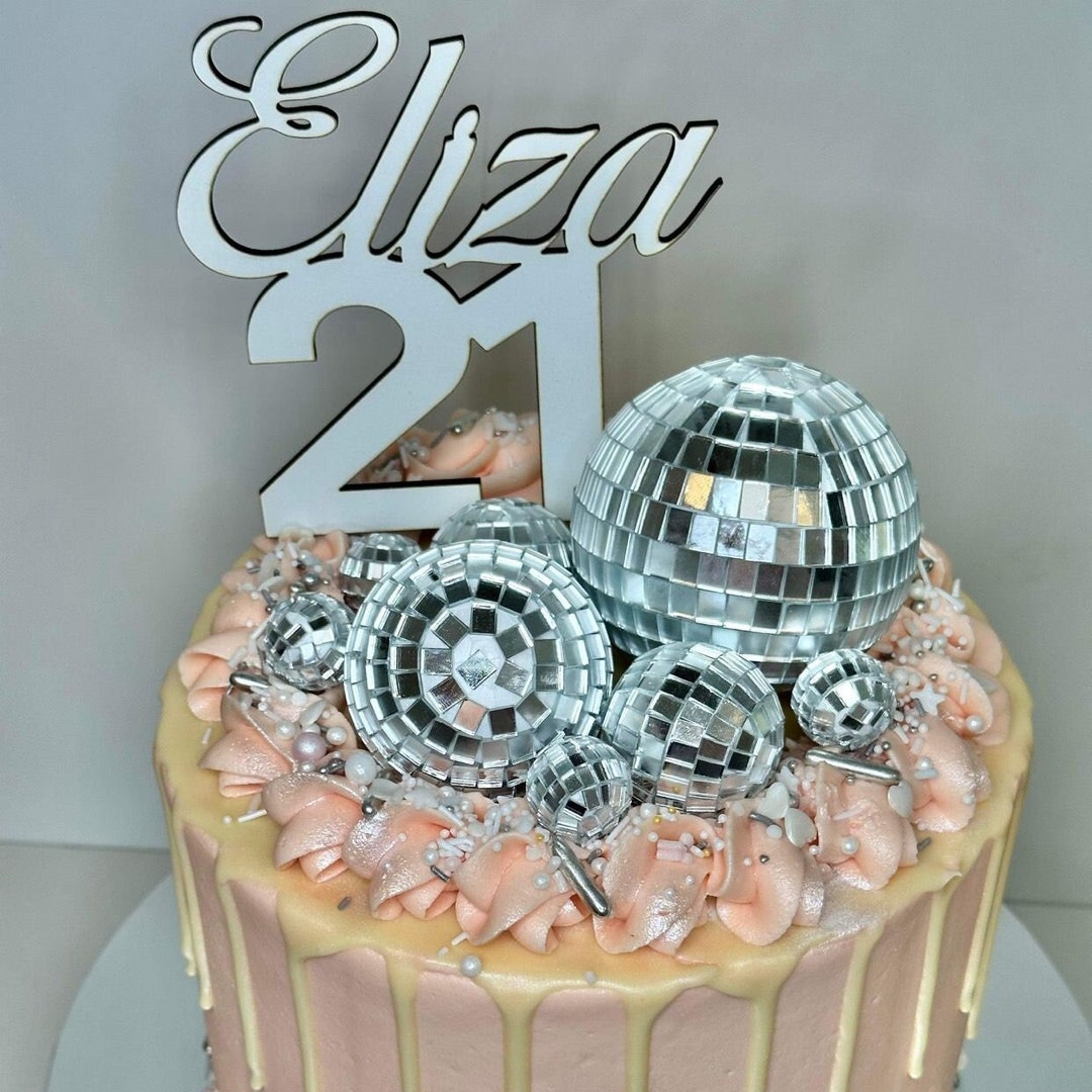 Personalised Happy Birthday Cake Topper, Happy Birthday Party, Happy ...