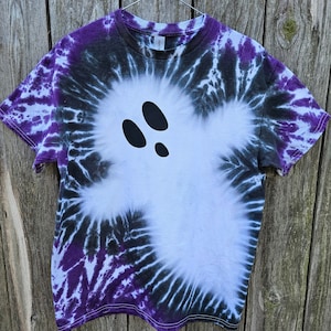 Ghost Tie Dye Tee Shirt, Halloween, Spooky, Casper, Boo!, Adult/youth ...