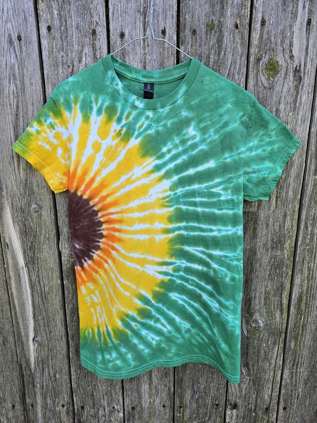 Sunflower Tie Dye Shirt - Fall Flower - Etsy