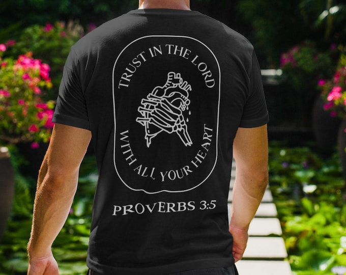 Trust in the Lord Mens Christian T-shirt Christian - Etsy