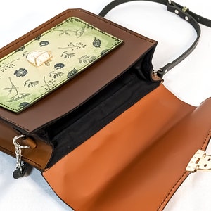 Personalized Full Grain Leather Forest Satchel Bag | Vrnc Leather - Etsy