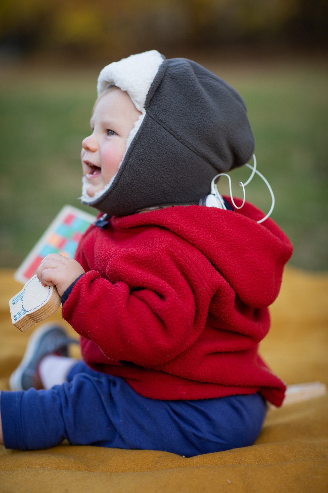 Cochlear Implant Hat / Hat With Pockets / Cochlear Kids / CI Compatible ...