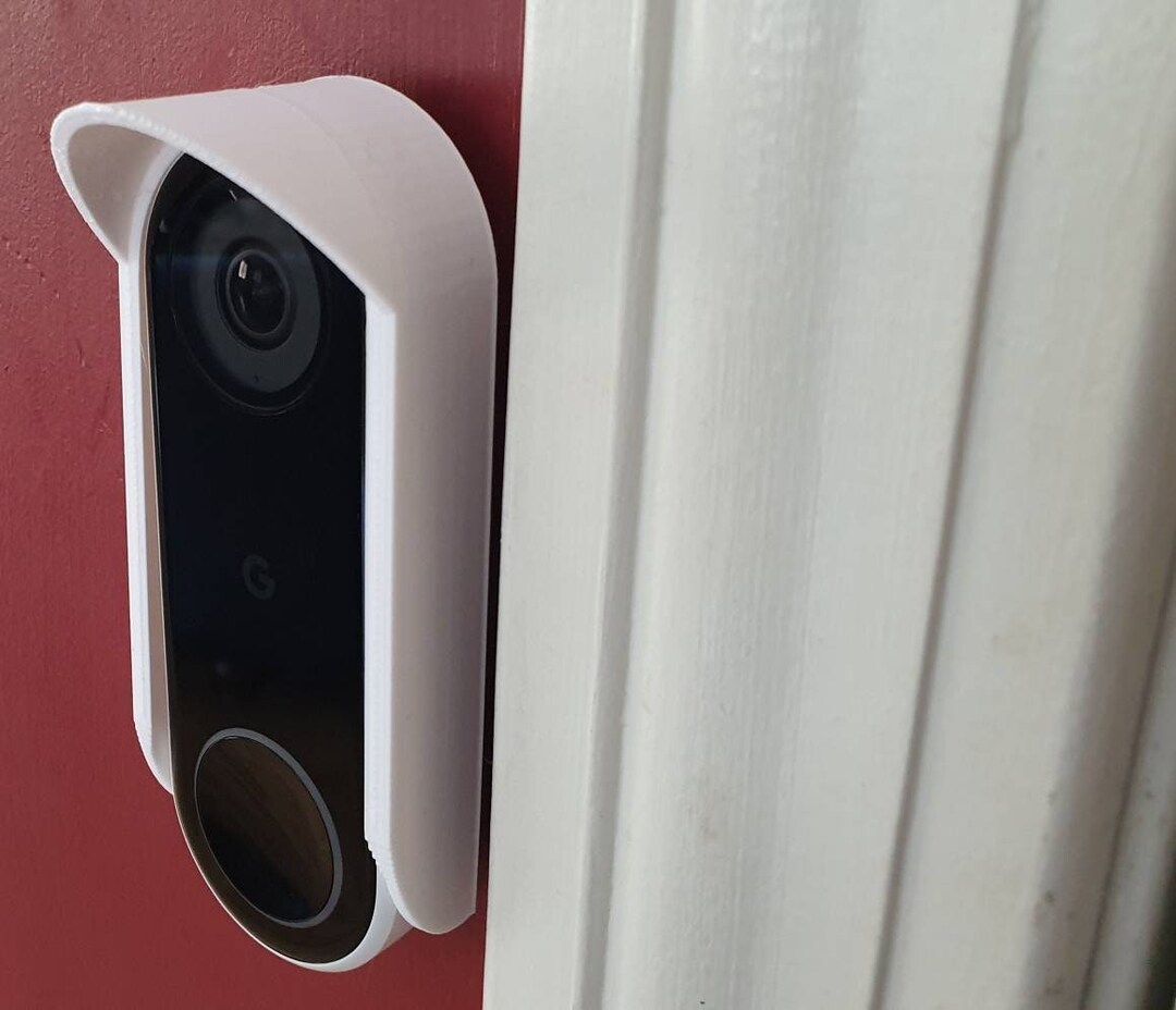 Google Nest Hello Wired Doorbell Cover. Rain, Snow and Glare Protection ...