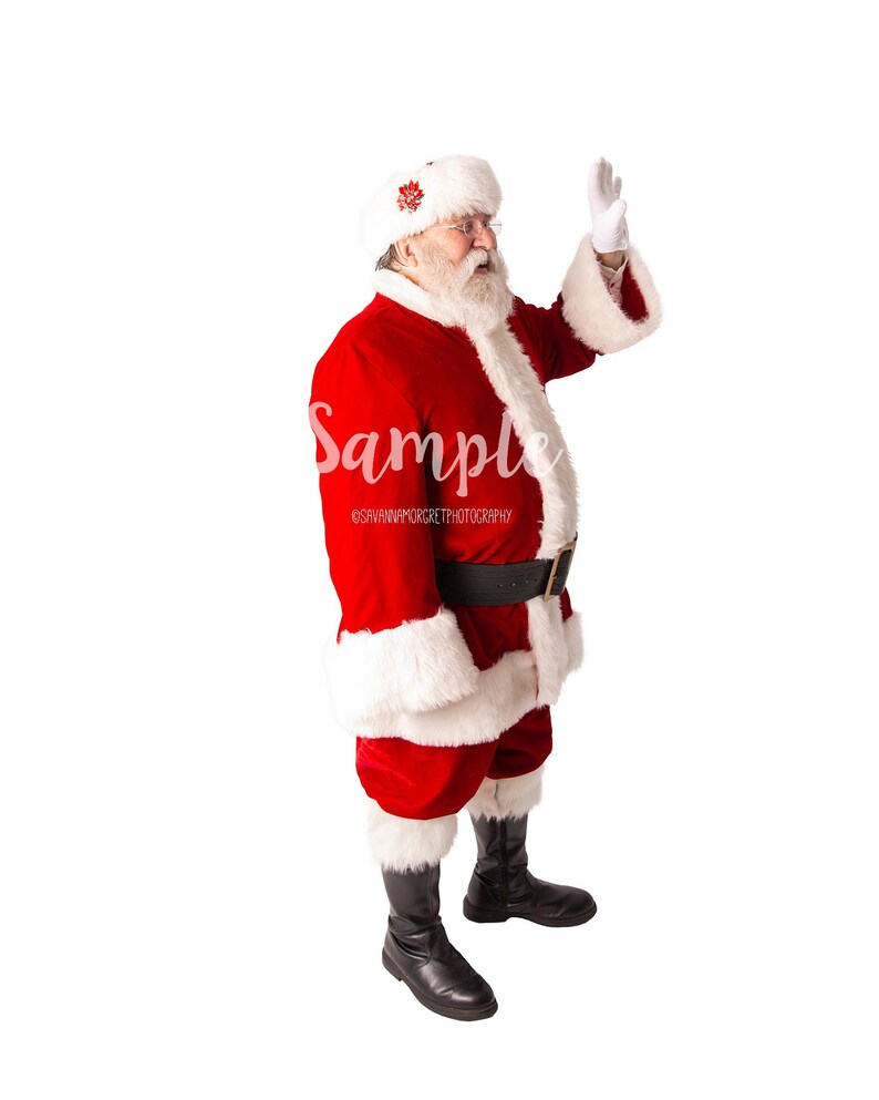 Simple Santa Overlays - Etsy