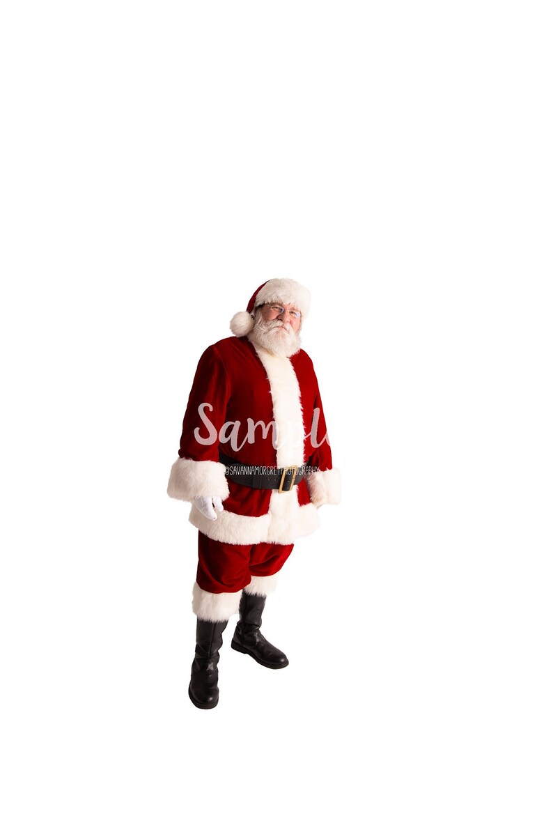 Simple Santa Overlays - Etsy