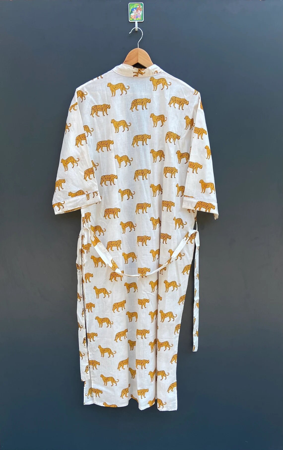 EXPRESS DELIVERY Cotton Kimono Robes Tiger Print Kimono - Etsy