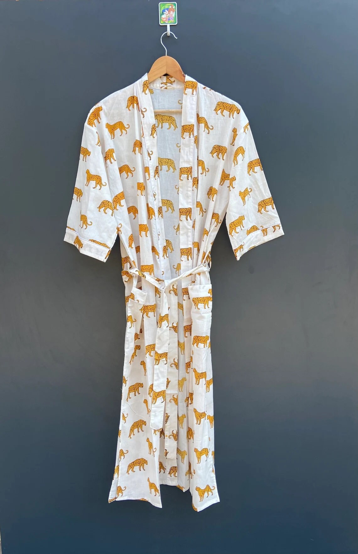 EXPRESS DELIVERY Cotton Kimono Robes Tiger Print Kimono - Etsy