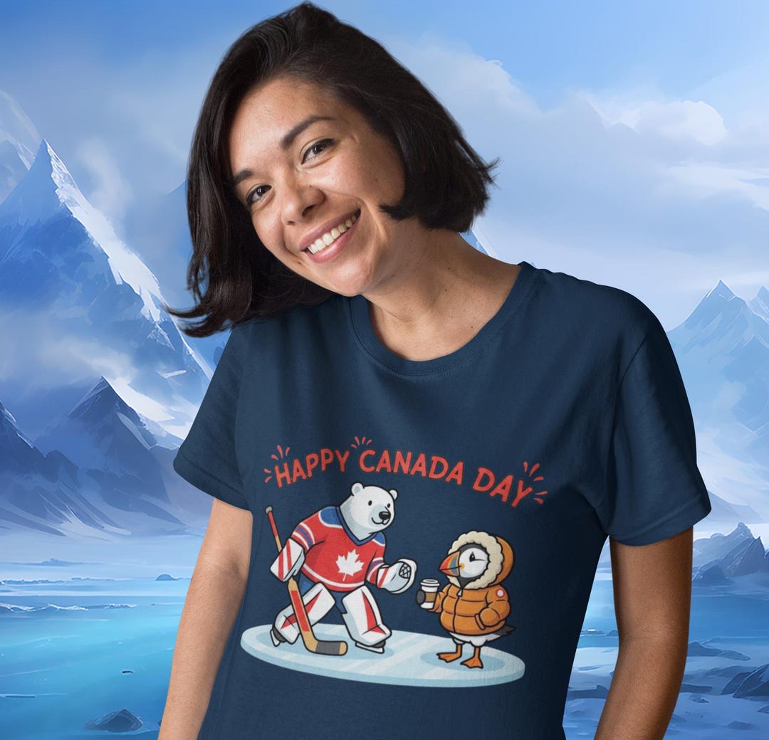 Happy Canada Dear Fun Patriotic T-shirt | Novelty Tee - Etsy