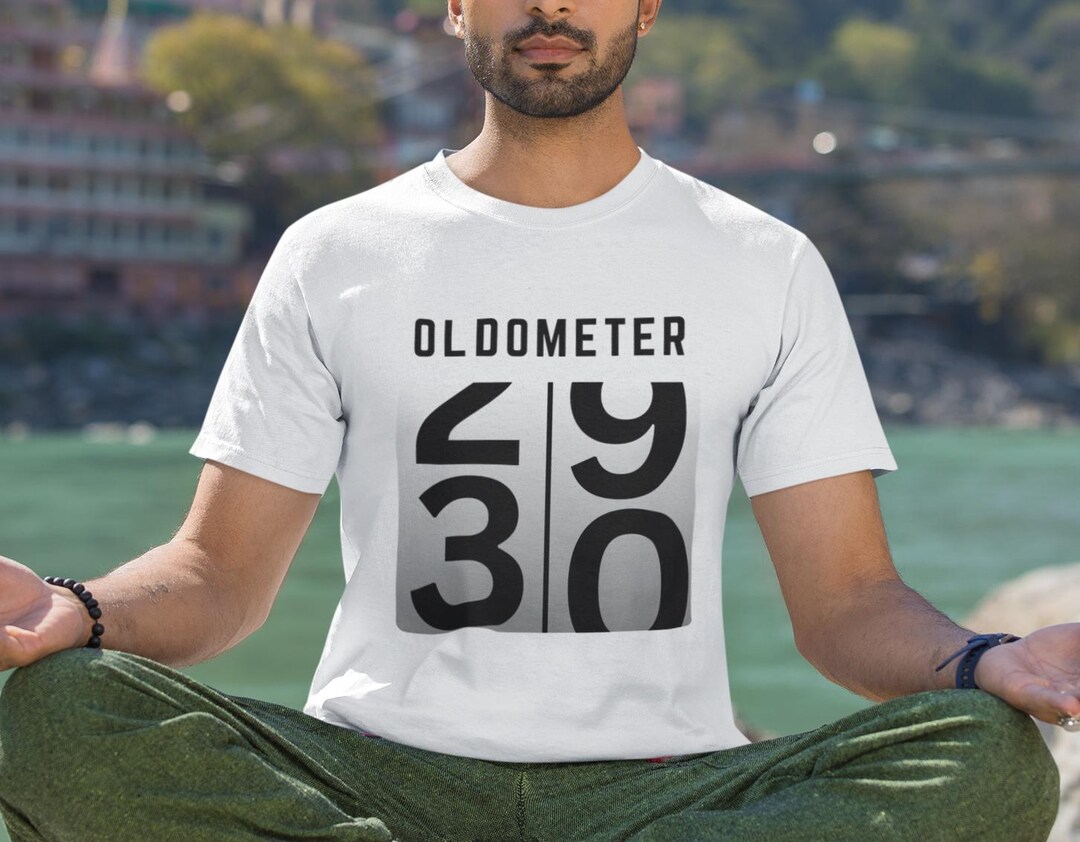 Fun Oldometer 30th Birthday T-shirt - Etsy