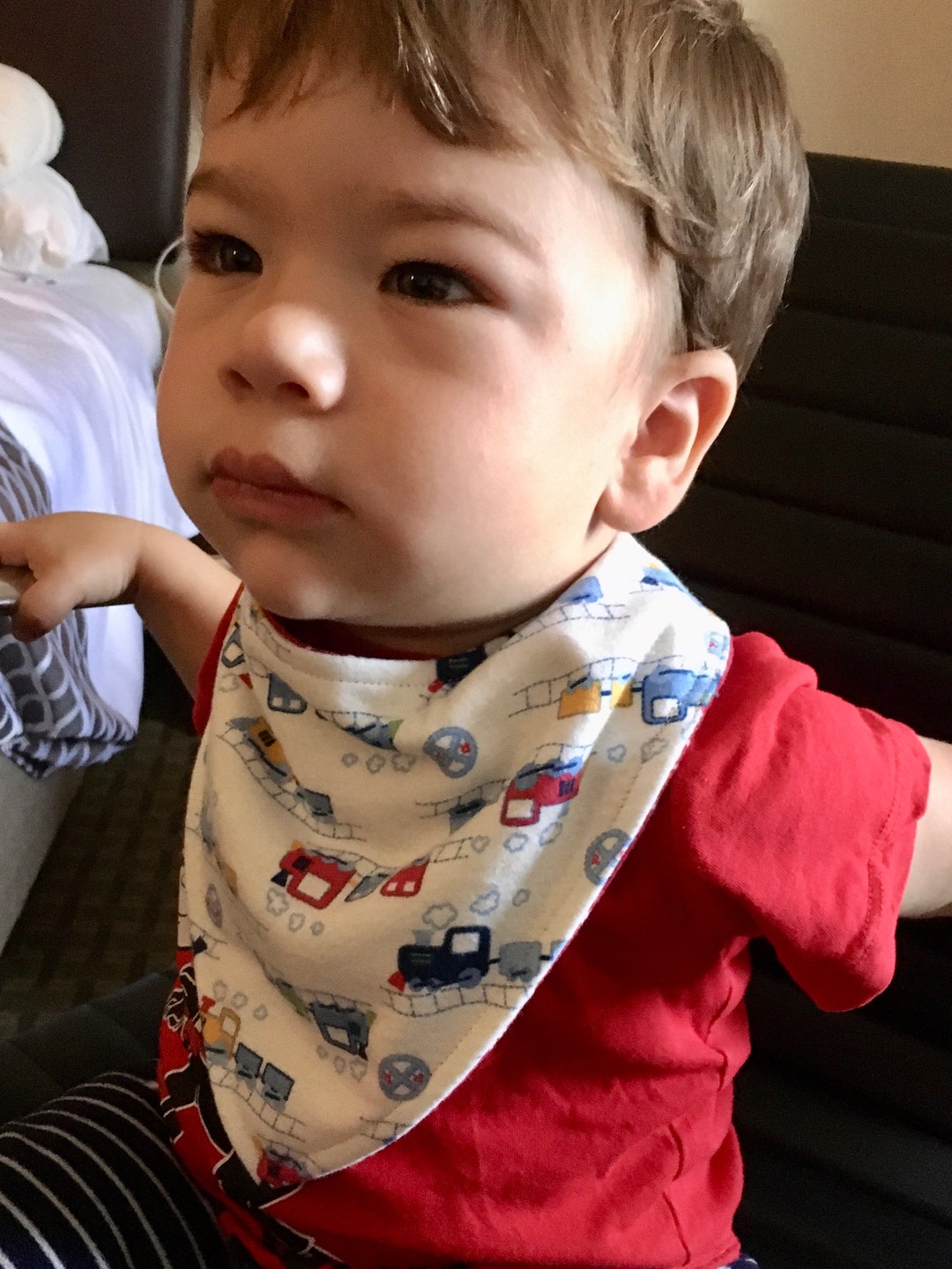 Baby/toddler Bandana Drool Bib, Teething Bib, Reversible Bib, Velcro ...