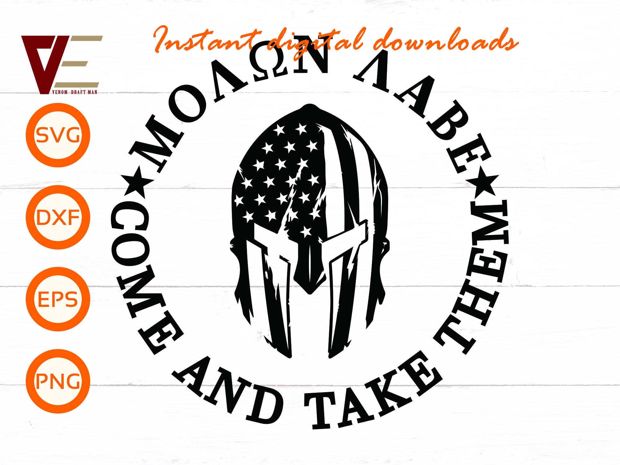 Molon Labe Come and Take Them Svg Spratan Mask Svg 2nd - Etsy