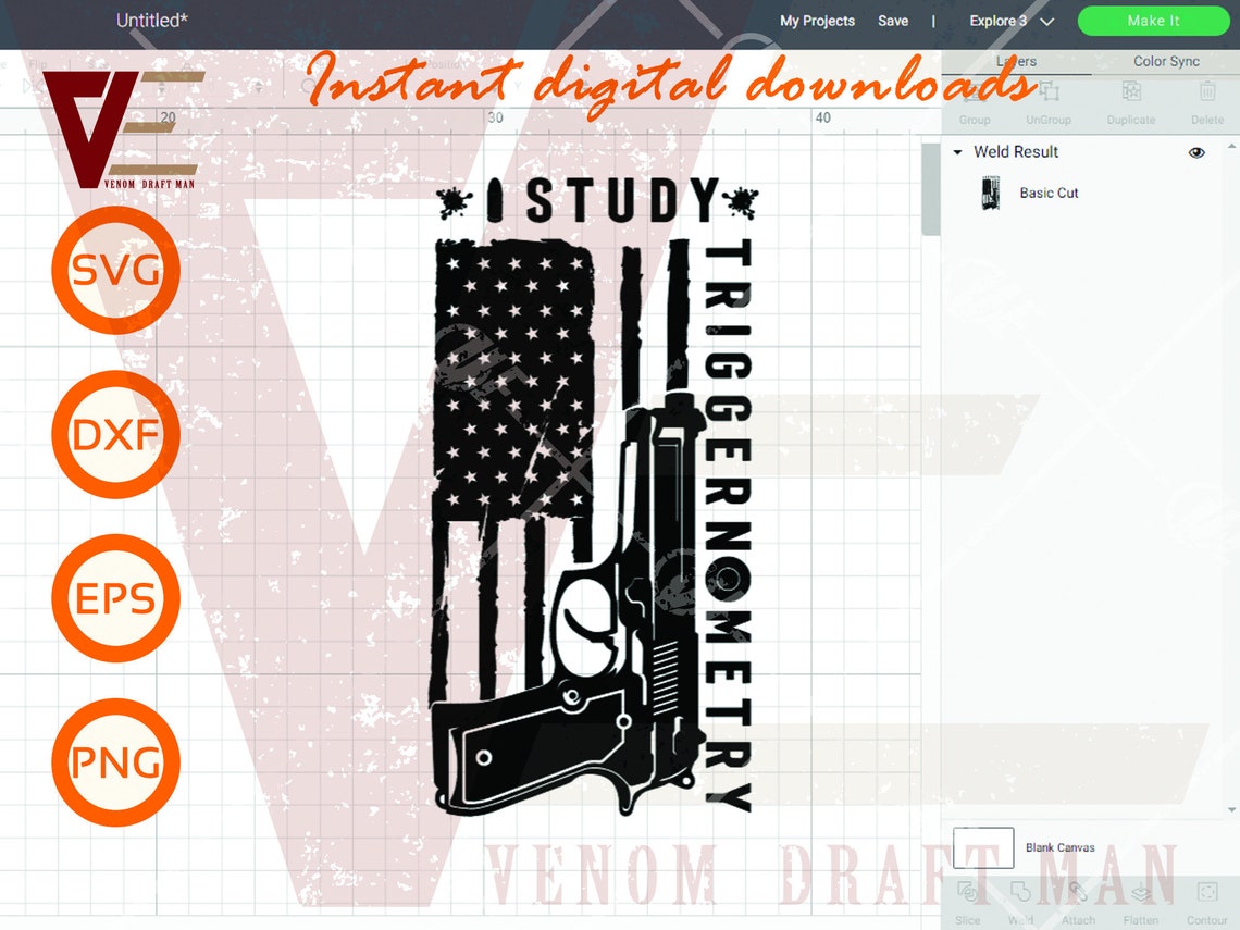 I Study Triggernometry Svg Support the Second Amendment SVG | Etsy