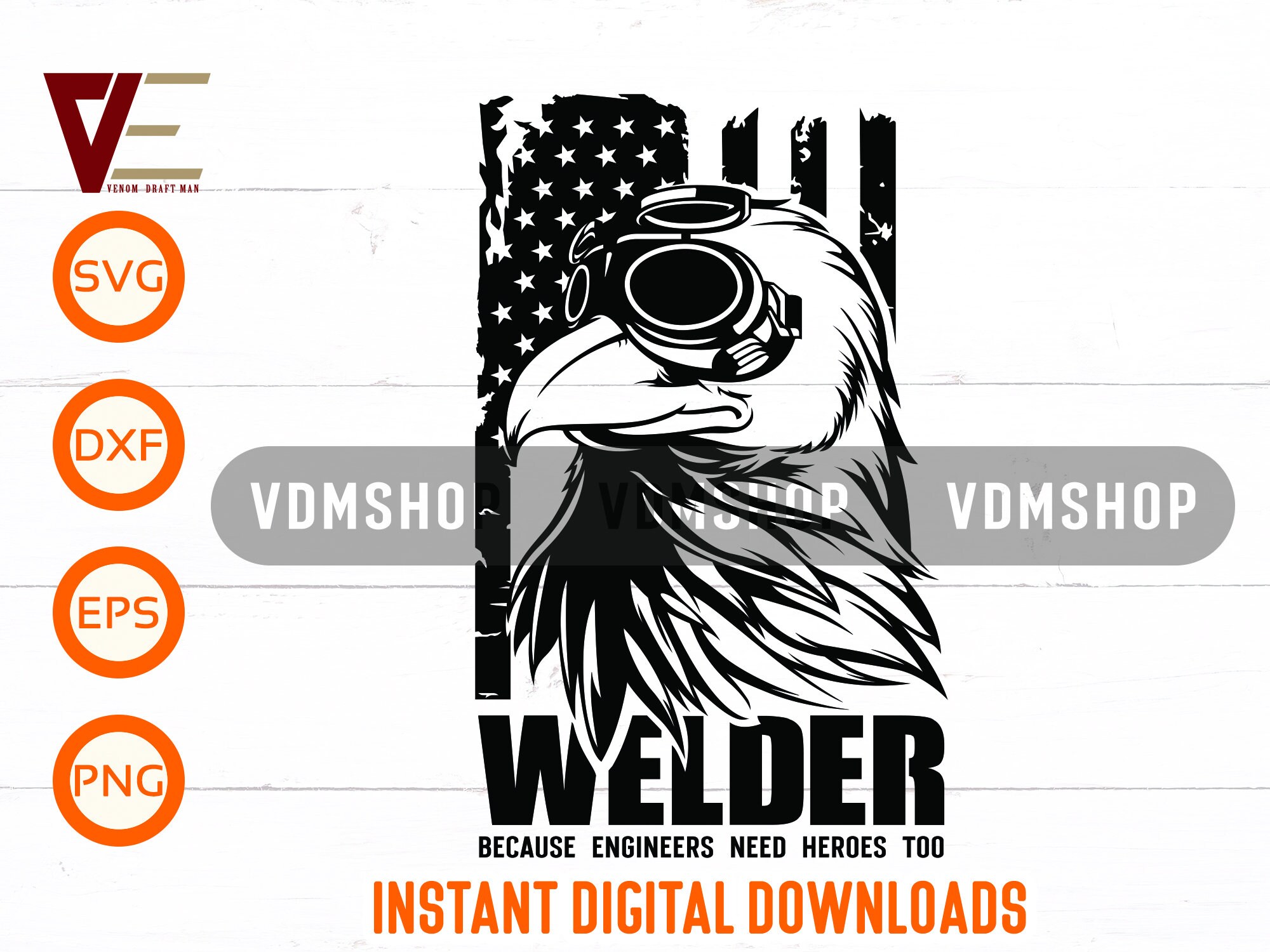 American Welder Svg USA Distress Flag Svg Eagle Welder - Etsy