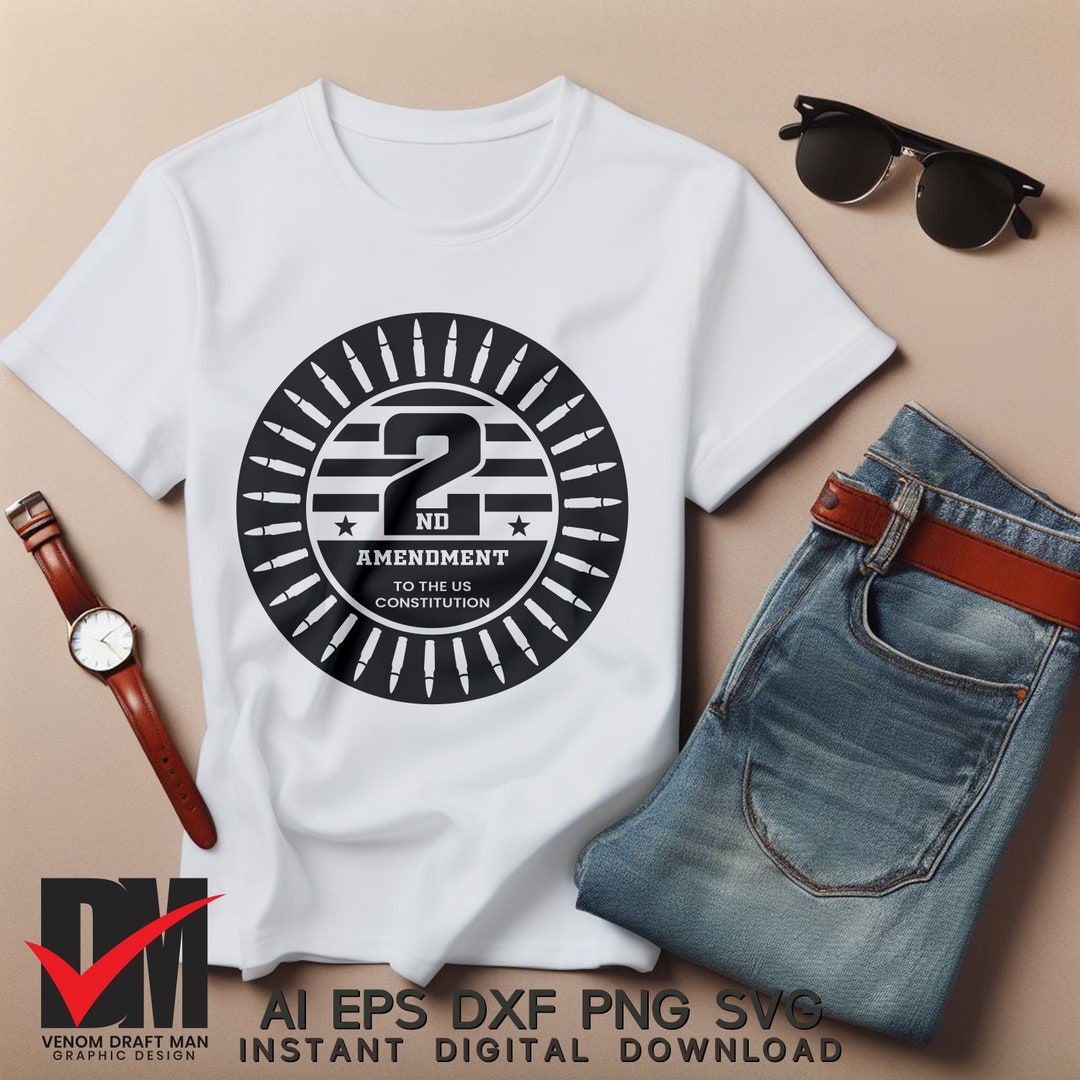 2nd Amendment to the Us Constitution SVG, Patriotic SVG, Usa Gun Rights ...