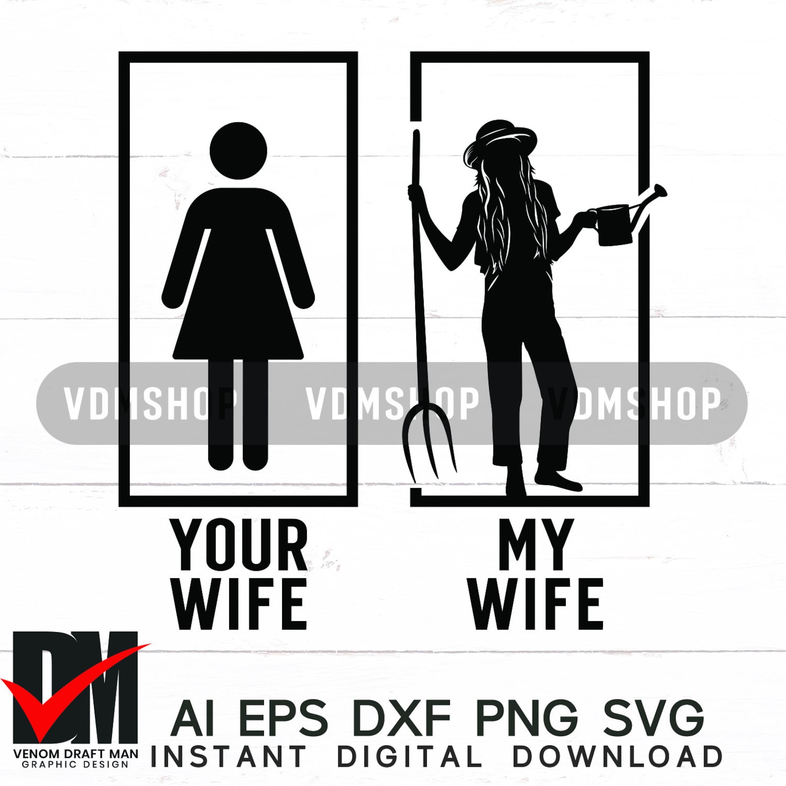 Your Wife My Wife SVG, Farm Wife SVG, Farm Family SVG Design Files for ...