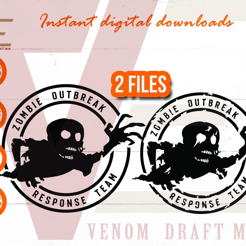 Zombie Svg Files - Etsy