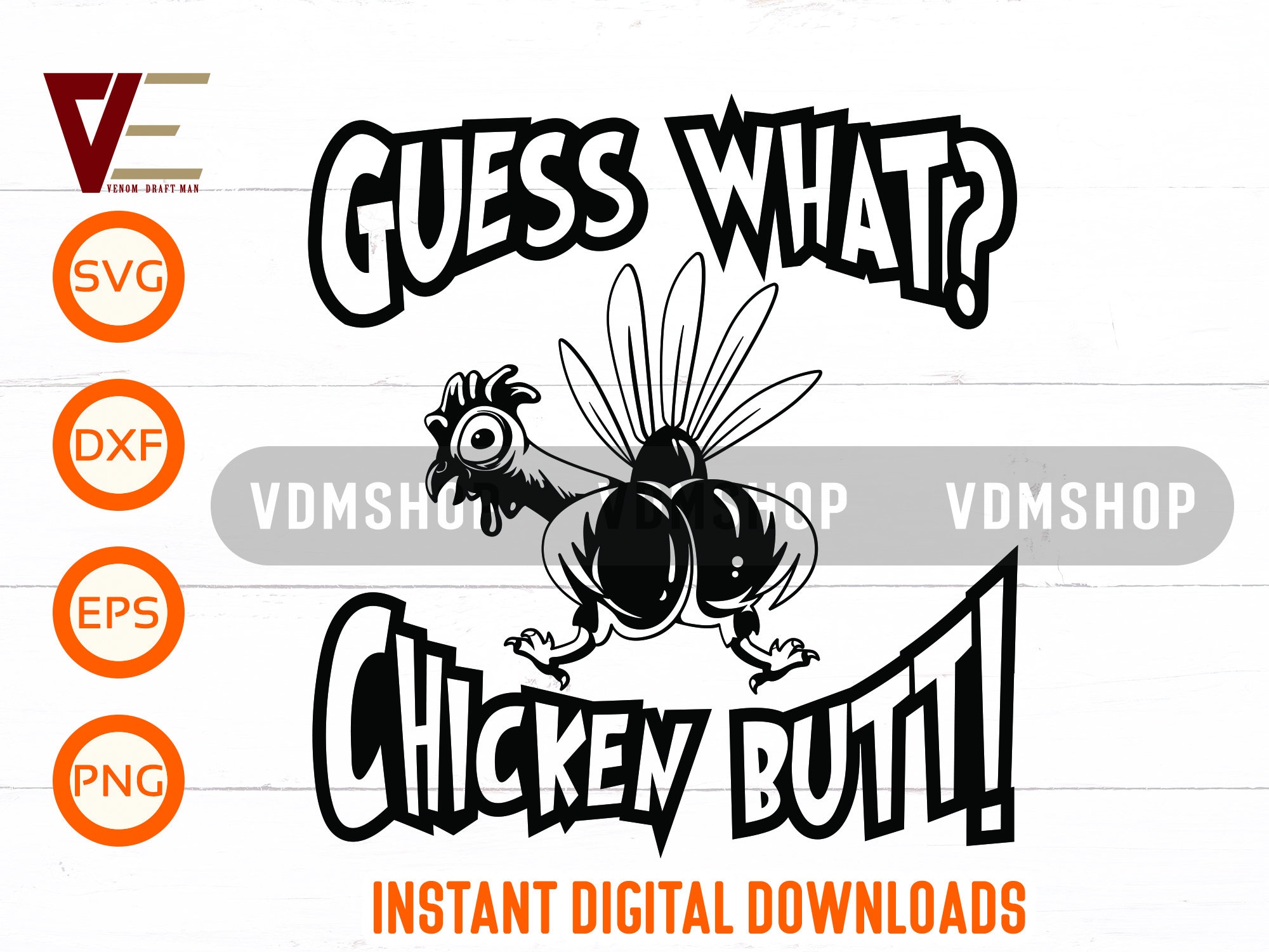 Guess What Chicken Butt SVG Funny Baby Saying Graphic Designs - Etsy