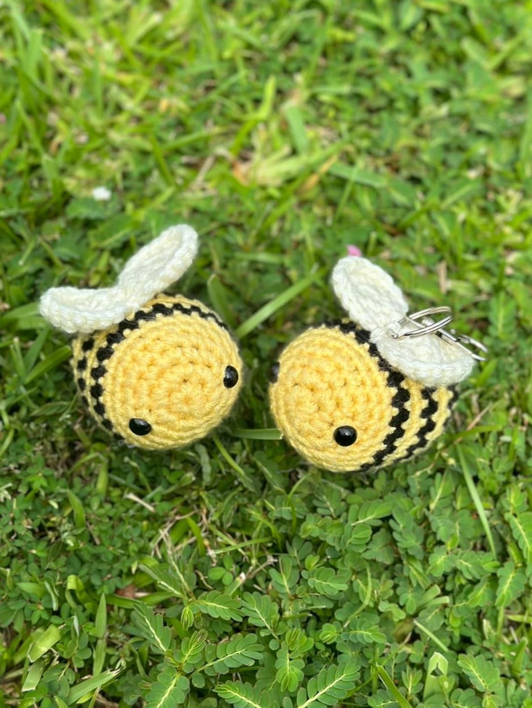 Mini Crochet Bee Plushie - Etsy