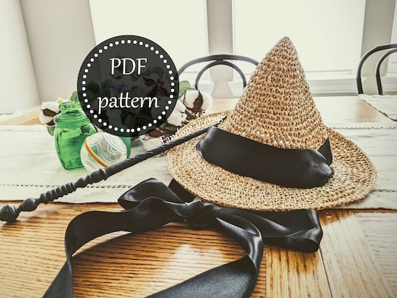 Summer Witch Straw Hat Crochet Pattern PDF Download - Etsy