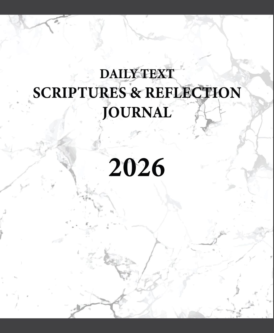 2026 Daily Text Scriptures & Reflection - JW Study Journal (printable ...