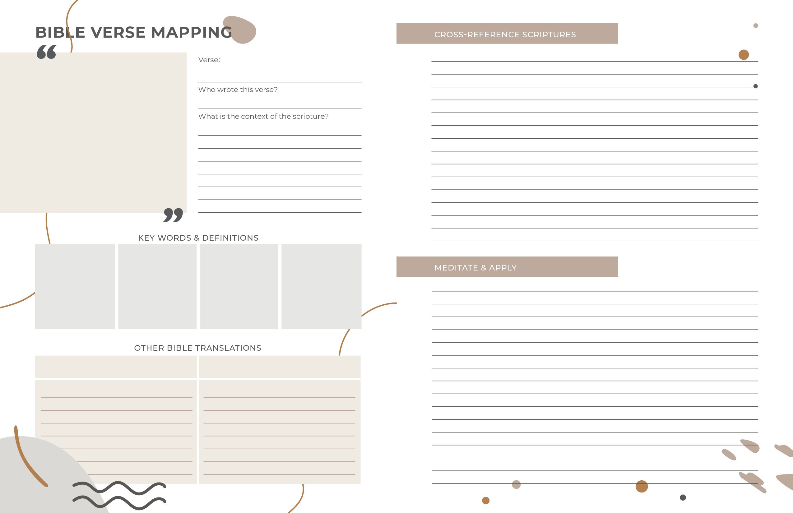 Let's Do Bible Reading - JW Study Journal (printable) - Etsy