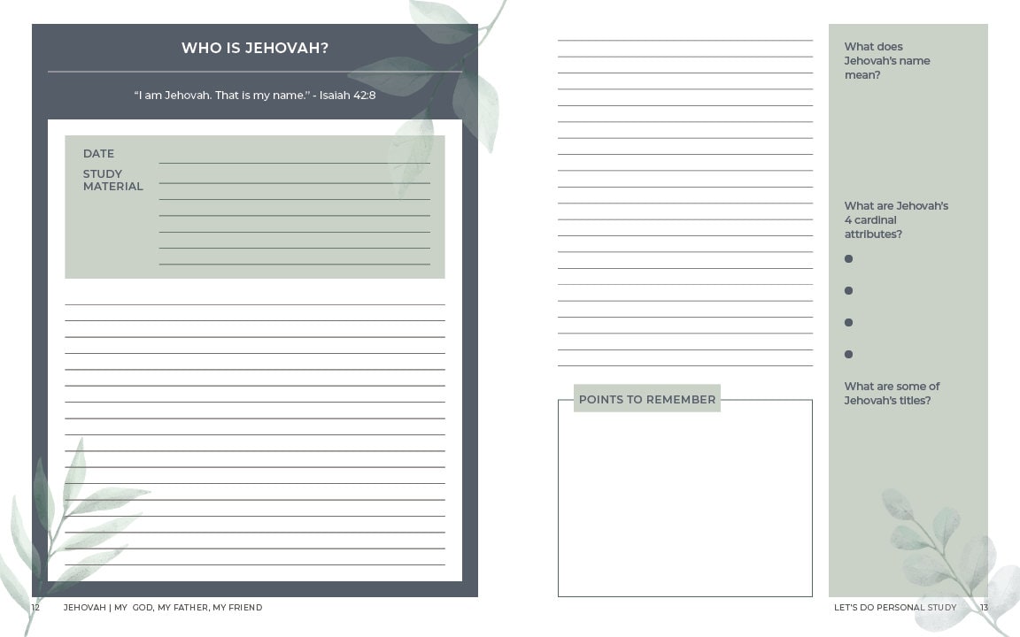 JW Personal Study Bundle - DIGITAL FORMAT - Etsy
