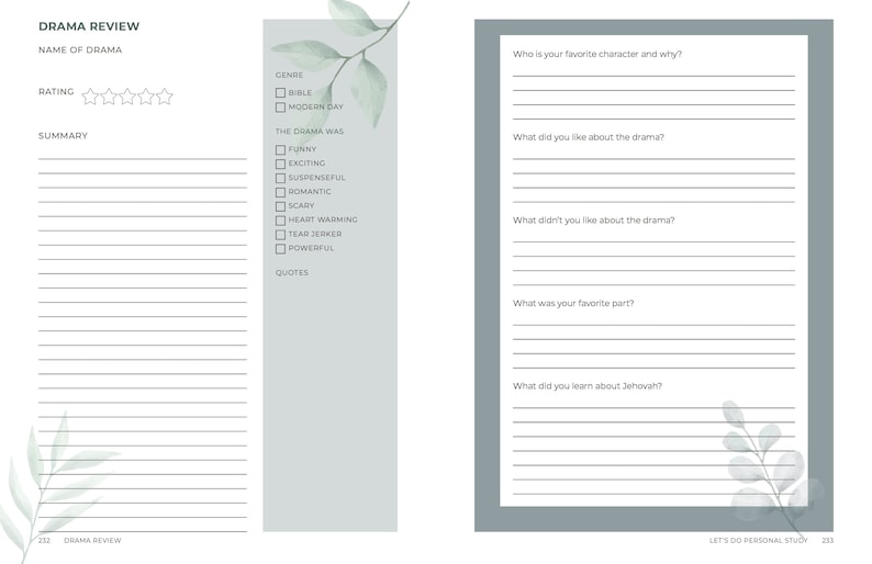 Let's Do Personal Study - JW Bible Study Notebook (printable) - Etsy