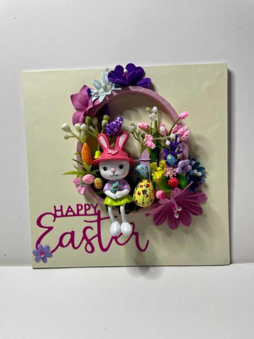 Handmade 3D Easter Card , Luxury Easter Card, 3D Card, Miniatures ...