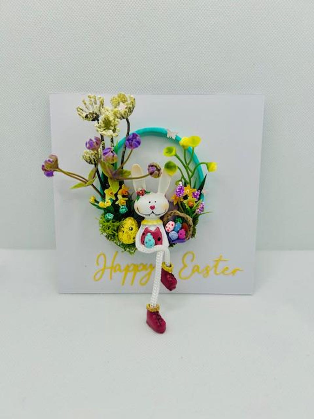 Handmade 3D Easter Card , Luxury Easter Card, 3D Card, Miniatures ...