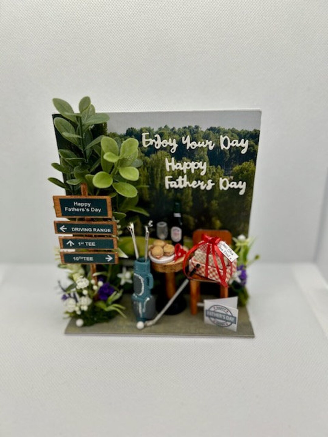 3D Fathers Day Card, Handmade Card, Luxury Fathers Day Card, Keeps Sake ...