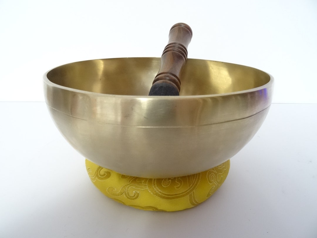 8 Large, Temple Sounds Therapy, Tibetan Singing Bowl, Hand Made ...