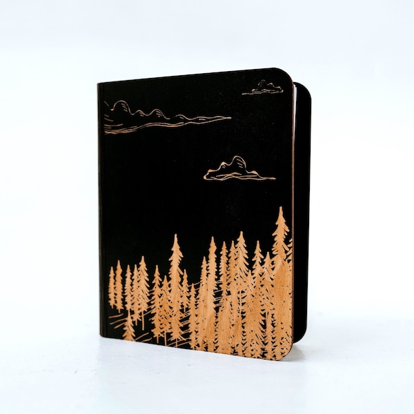 Wooden Book Cover - Etsy