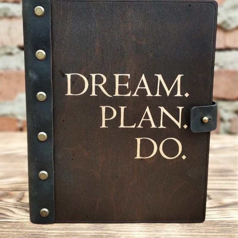 Wood Notebook - Etsy
