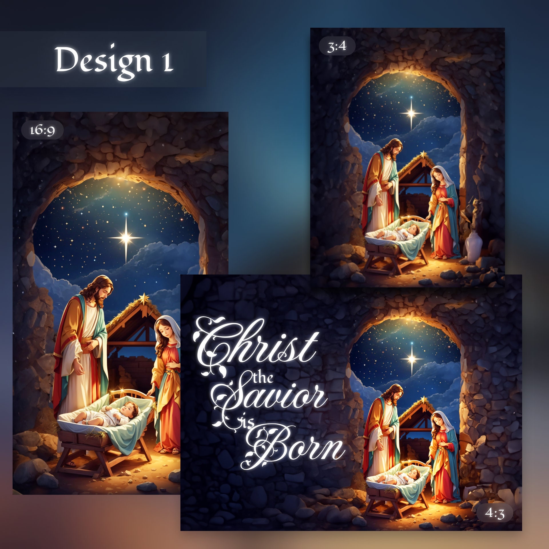 Nativity Bundle Svg, Png, Nativity Set Png, Nativity Scene Svg, Family ...