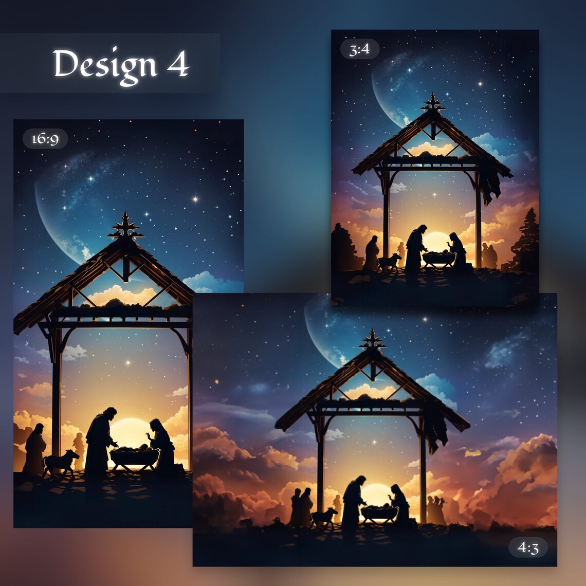 Nativity Bundle Svg, Png, Nativity Set Png, Nativity Scene Svg, Family ...